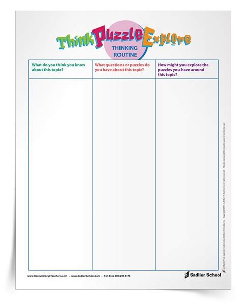 Think Puzzle Explore Visible Thinking Routine A Professional