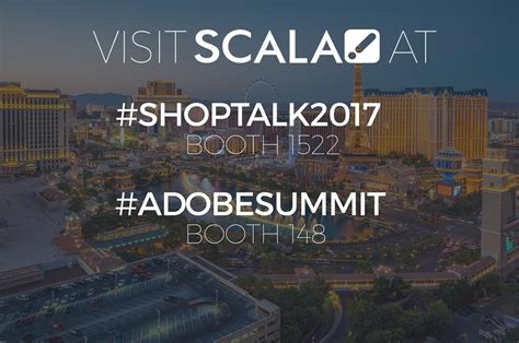 Scala On Linkedin Scala Couldnt Be More Excited To Be At Both Shoptalk17 Booth 1522 And