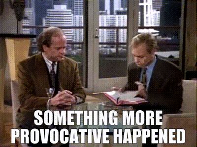 Yarn Something More Provocative Happened Frasier 1993 S01e08