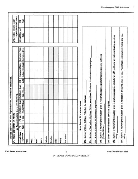 How To Fill Out Faa Form 8710 1 Printable Forms Free Online