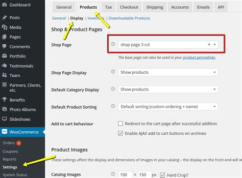 Woocommerce Layout Setting Dream Theme Support Portal