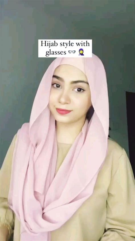 Hijab Tutorial 🔥 With Glasses 🤓 In 2024 Hijab Tutorial Pashmina