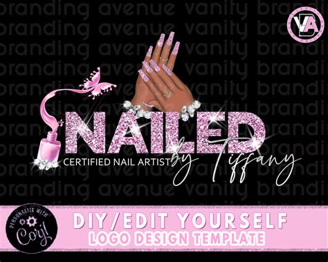 Nail Technician Logo Nails Logo Nail Artist Logo Nail Tech Logo