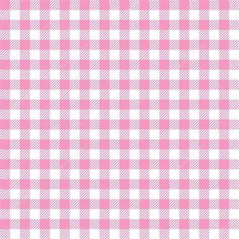 Seamless Pink Checkered Plaid Fabric Pattern Texture — Stock Vector © Raymondgibbs 118993448