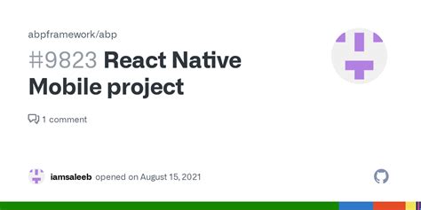 react native mobile project · issue 9823 · abpframework abp · github