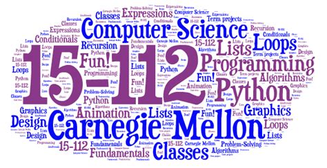 15 112 fundamentals of programming