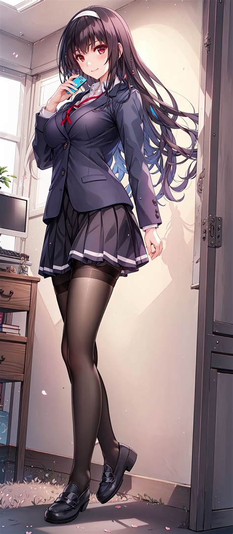 不起眼女主角培育法插画师mentalwupa的霞之丘诗羽插画图片 Bobopic