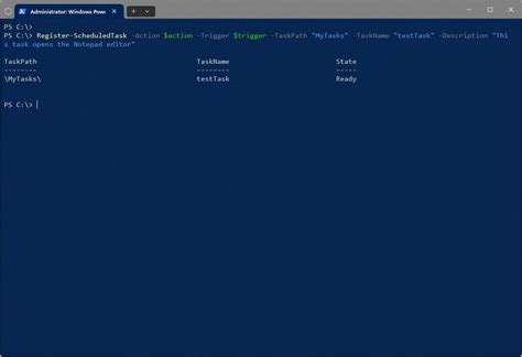 How To Create Scheduled Tasks With Powershell On Windows 10 Windows Central