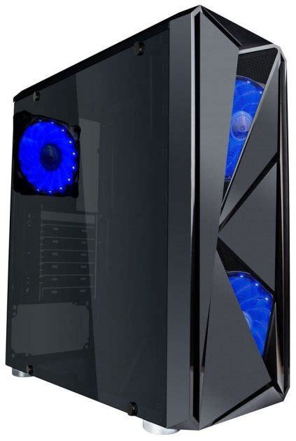 Корпус 1stPlayer F4-3A1-15LED Blue без БП – фото, отзывы ...