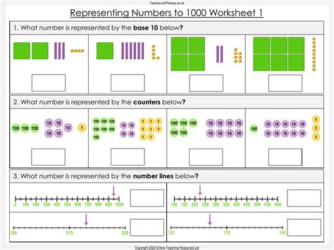 Representing Numbers To 1000 Worksheet Maths Year 3 Worksheets Library