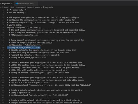 Linux Vagrant Box Not Coming Up As Expected After Once Working