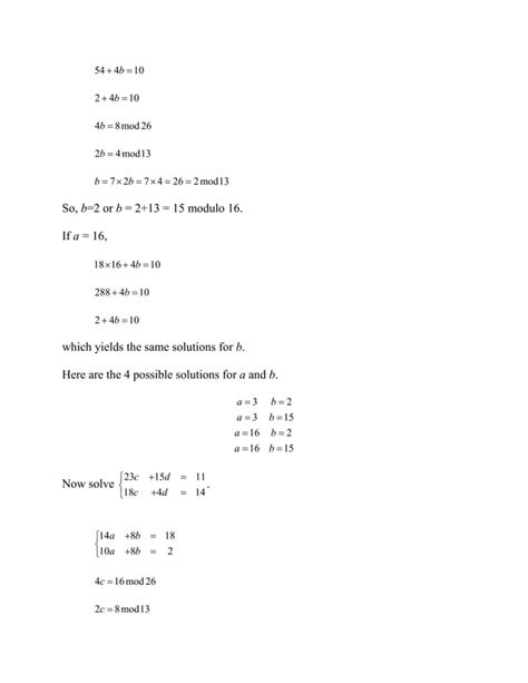 Known Plaintext Attack Of Hill Cipher Pdf