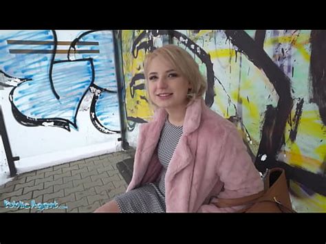 Public Agent Amateur College Teen With Short Hair Chatted Up At Busstop Before Taking Money To