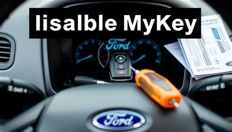 How To Turn Off Mykey Ford Without Admin Key Quick Guide