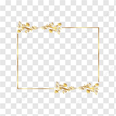황금 테두리 증명서 벡터 황금 테두리 인증서 테두리 골드 프레임 Png 일러스트 및 벡터 에 대한 무료 다운로드 Pngtree