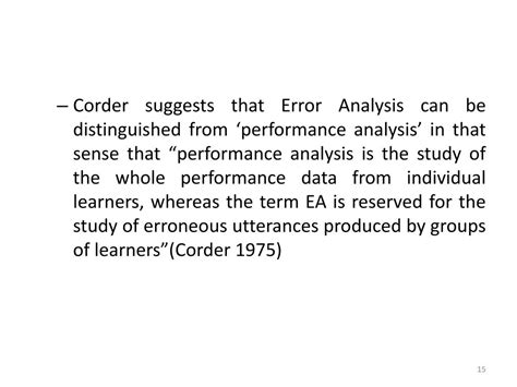 Ppt Error Analysis Powerpoint Presentation Free Download Id2057642 Ppt Error Analysis Powerpoint Presentation Free Download Id2057642