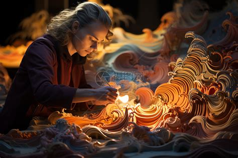 艺术家塑造工艺高清图片下载 正版图片600527308 摄图网