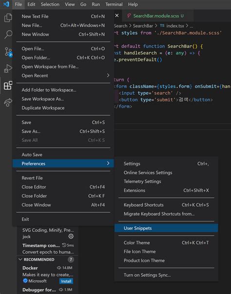 VScode Custom Snippet