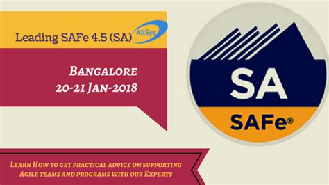 Safe Agilist Certification Training Course In Bangalore Career Counseling Course In Gandhi