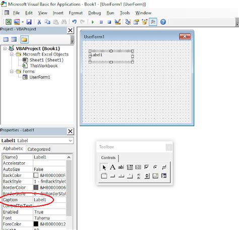 Excel Macro Class Label