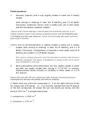 Pre Lab Organic Qualitative Analysis Prelab Q Docx Prelab Questions Hexanoic Caproic