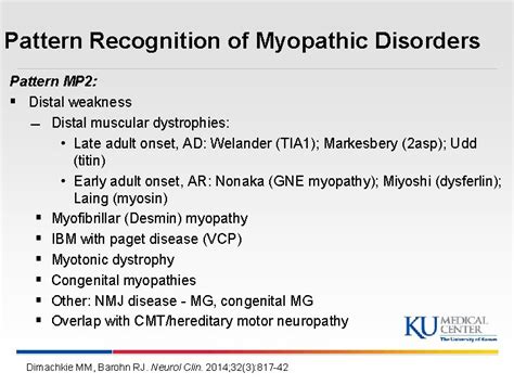 Pattern Recognition For Muscle Diseases With Case Examples