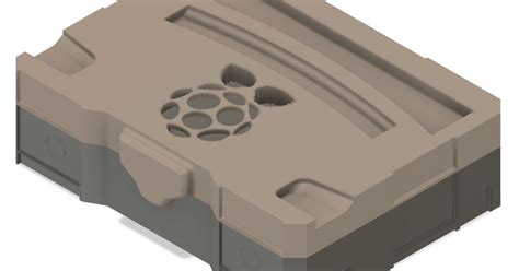 Raspberry Pi3 Festool Sys1 Case By John Lafferty Of Yellowbox Shed Download Free Stl Model