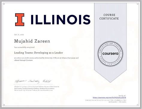 Mujahid Zareen On Linkedin Leadershipdevelopment Coursera Giescollegeofbusiness Learning