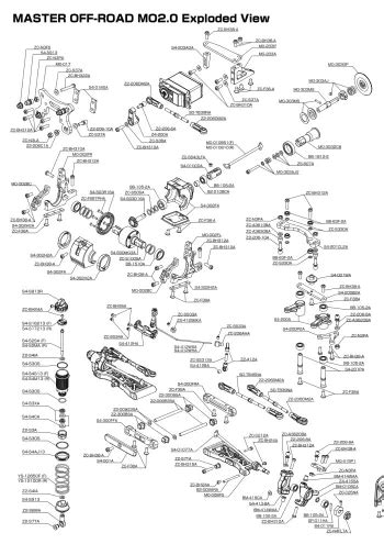 Yokomo MO Exploded View