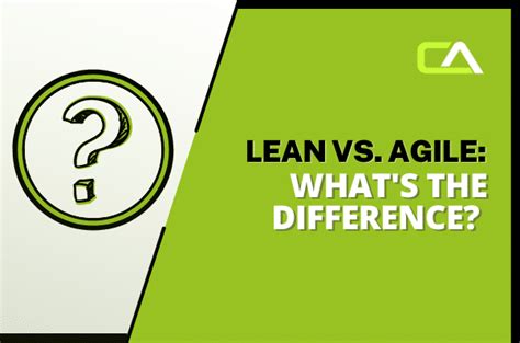 Lean Vs Agile What S The Difference CyberAgilityAcademy