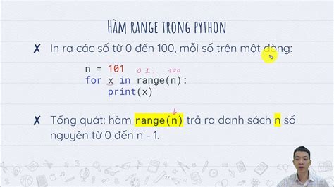 Hàm range trong Python Hướng dẫn toàn diện và chi tiết