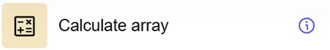 Calculate Array Low Code Platform