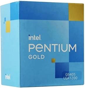 Intel G Pentium Gold Th Generation GHz LGA Socket Cores Desktop Processor
