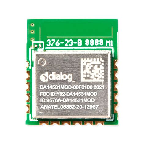 Da14531mod 00f01002 Dialog Semiconductor Da14531 Smartbond Tiny Module Bluetooth 51 Evelta