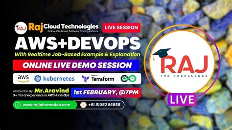 Aws And Devops Realtime Online Training Batch 6 Session 1 By Aravind From Raj Cloud Technologies