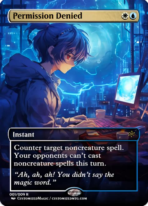 permission denied magic the gathering proxy cards