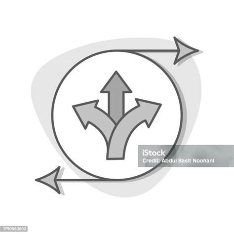 Agile Arrows Symbol Flexibility And Adaptability Icon Dynamic Movement