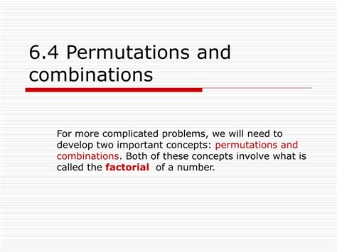 Ppt 6 4 Permutations And Combinations Powerpoint Presentation Free Download Id 9492198