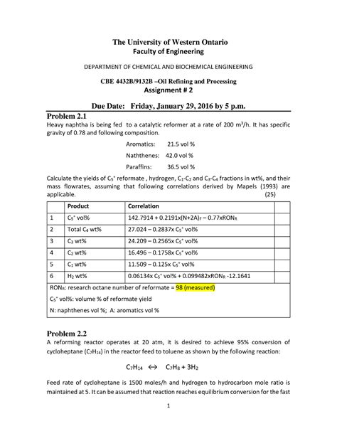 Seminar Assignments Assignment 2 Questions Answers The University Of Western Ontario
