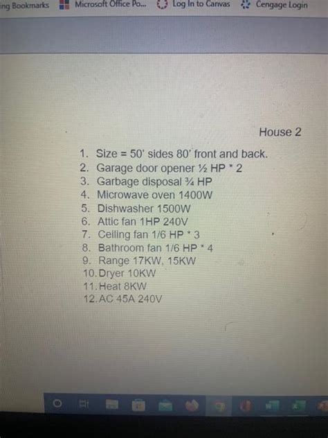 Solved Residential Load Calculations 3va X1500 X1500