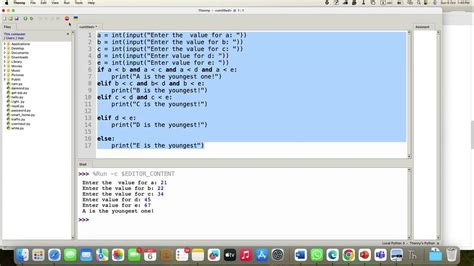 241 M1 Python If Elif Question 12 To 17 Youtube