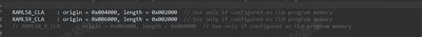 Tms320f28p650dk The Sysconfig Can Not Assigns Cla Program In Ramls8
