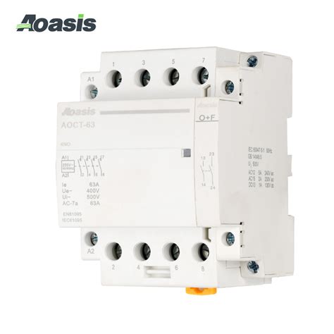 Aoasis Aoct 63 63a 4p Ac230 50hz 500v Household Modular Magnetic Electric Ac Contactor China
