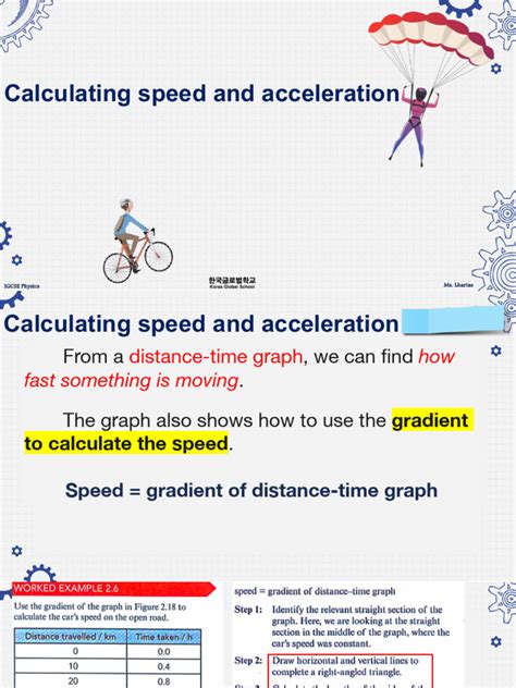 G10 Igcse Physics Describing Motion Calculating Speed And