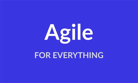 Agile은 모든 곳에 적용할 수 있다 급변하는 세상에서 살아남는 방법 By Wayne Kim Medium