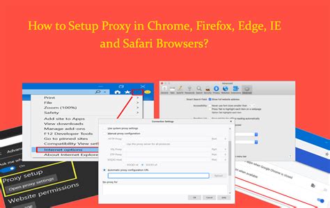 How To Setup Proxy In Chrome Firefox Edge Ie And Safari Browsers Webnots