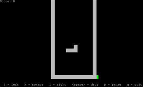Классика тетрис в консоли на Freebsd Media Unix
