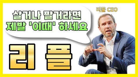 리플 리플CEO 직접 소송종결 날짜 말했습니다 리플 수이 카바 파이코인 밀크 YouTube