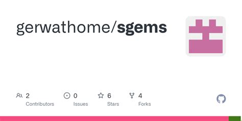 GitHub Gerwathome Sgems