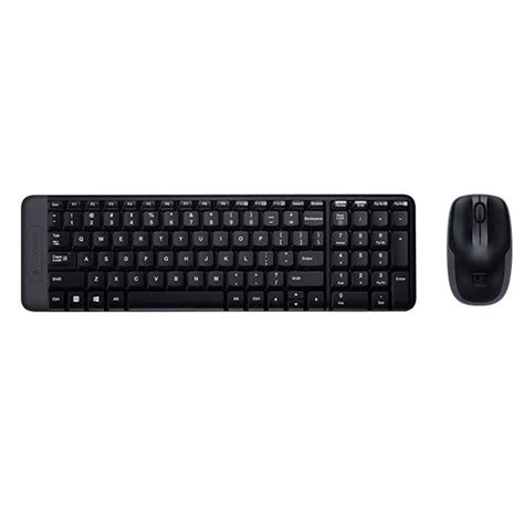 Logitech Wireless Combo Keyboard And Mouse Mk220 Black Kaza Stores